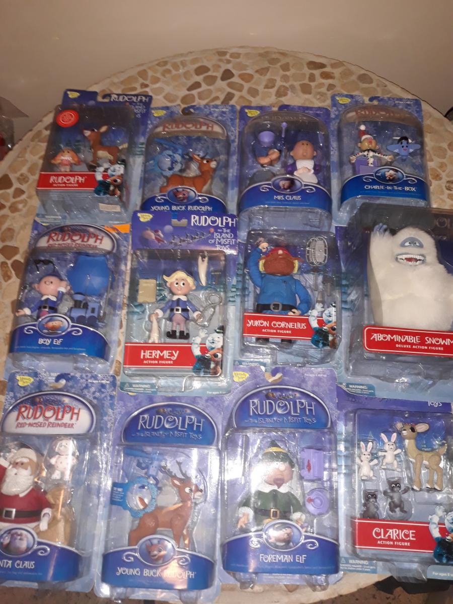 Rudolph the Red Nosed Reindeer Action Figures | snaplist