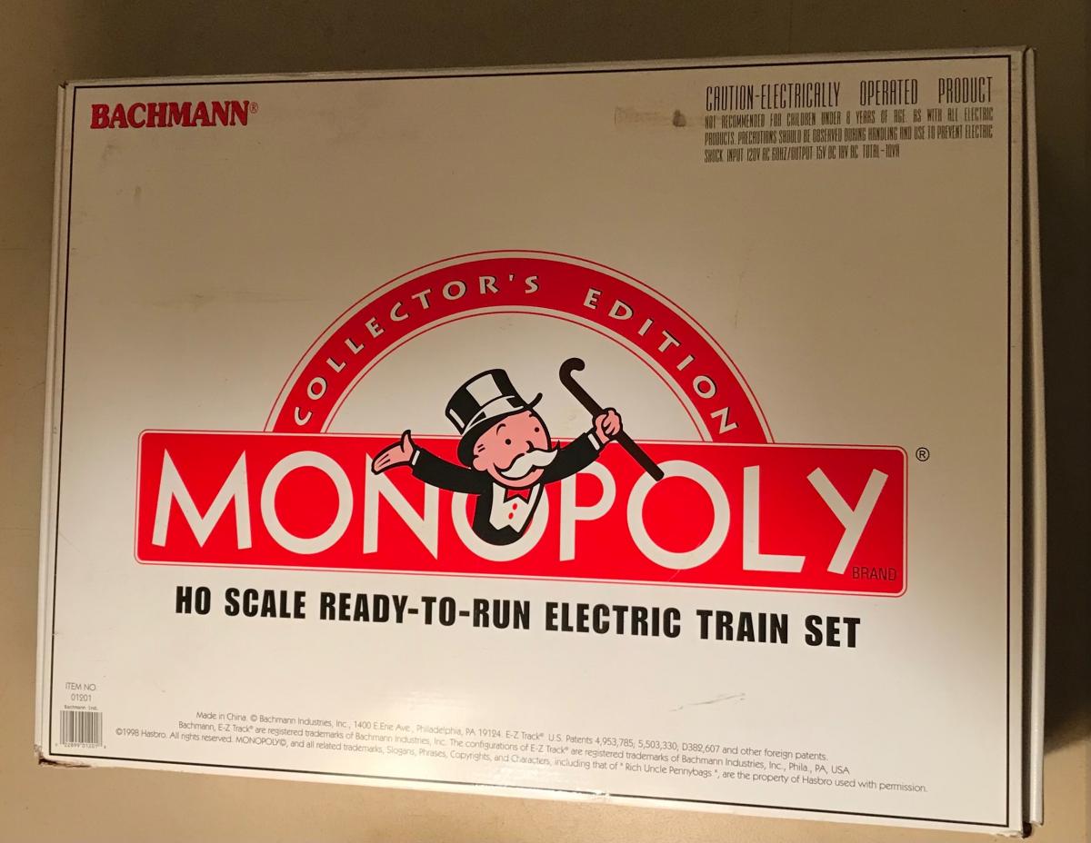 Bachman Monopoly Collectors Edition HO Scale Train Set | snaplist