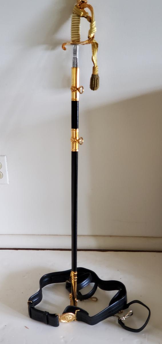 U.S. Naval Officer's Sword w/Scabbard and Belt | snaplist