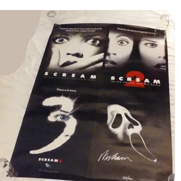 Rare Scream Trilogy Signed & Number Poster | snaplist