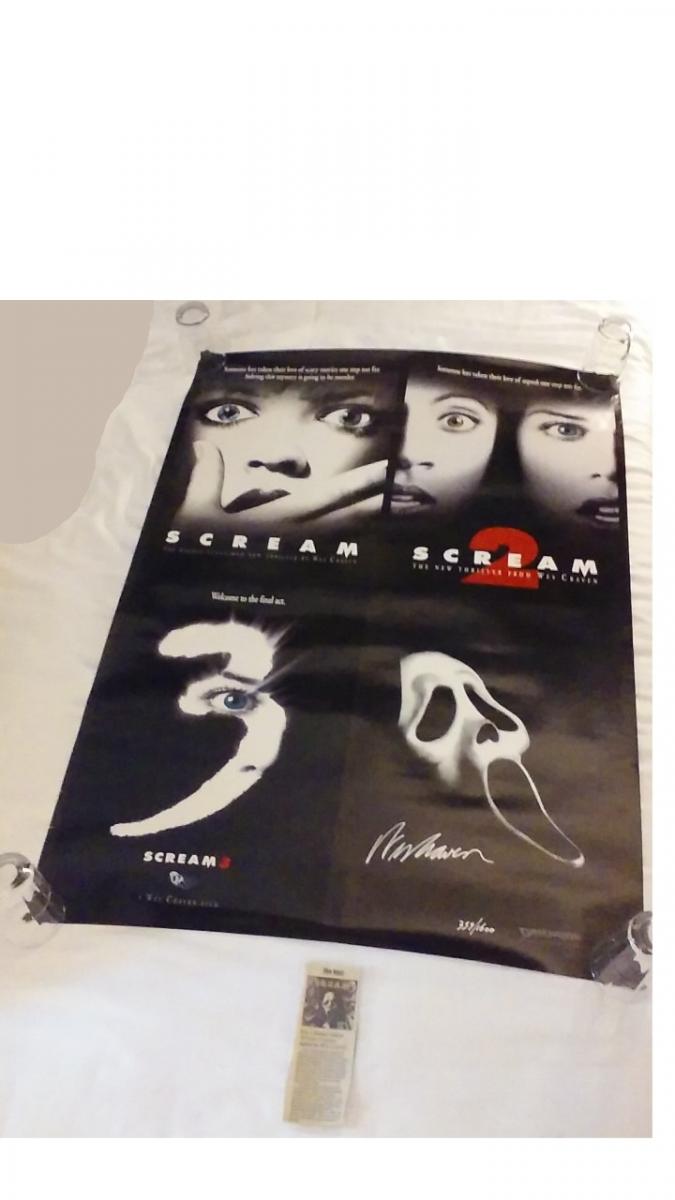 Rare Scream Trilogy Signed & Number Poster | snaplist