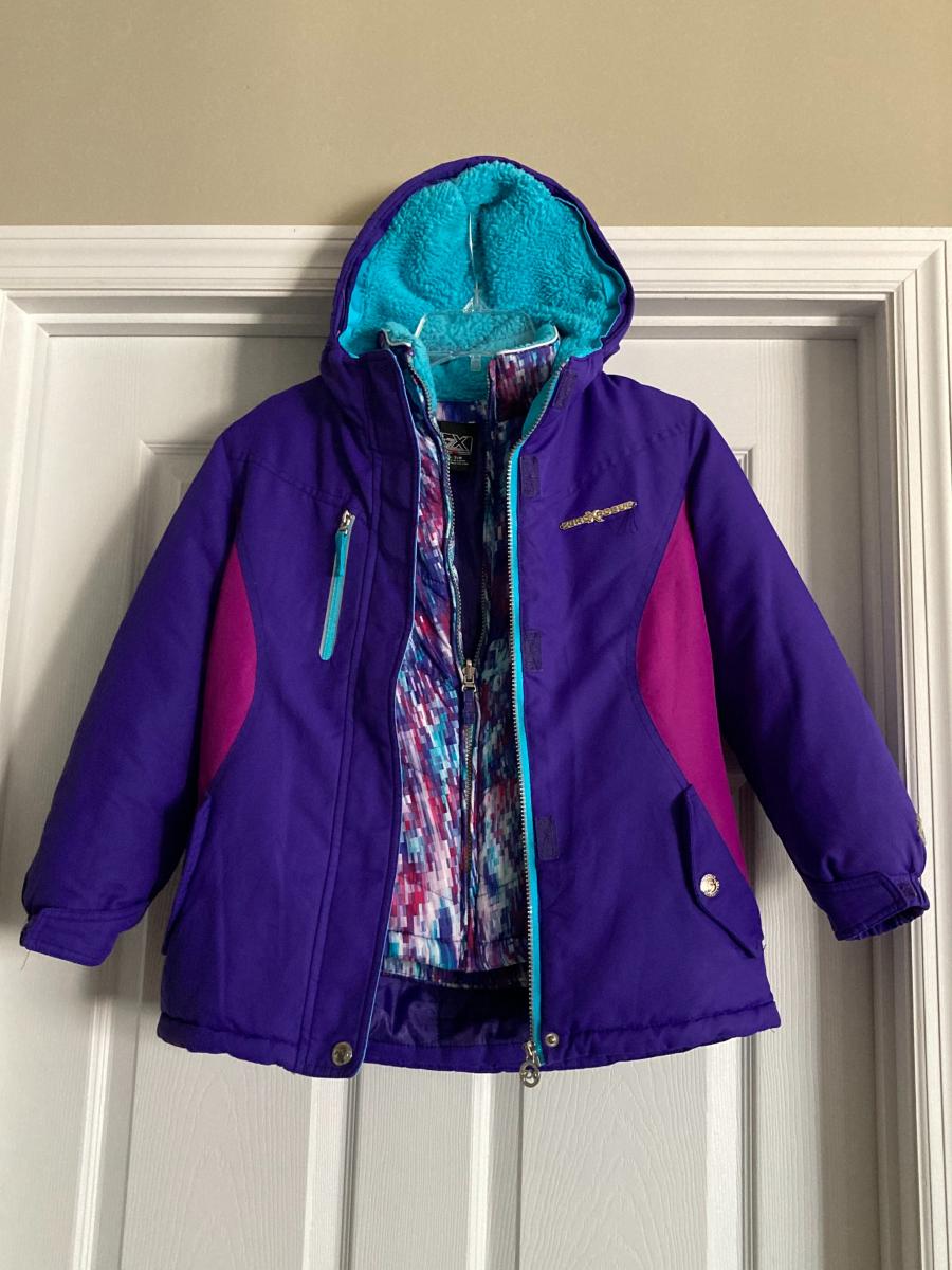 Girls Zero X Posur size 7/8 winter coat with liner coat | snaplist