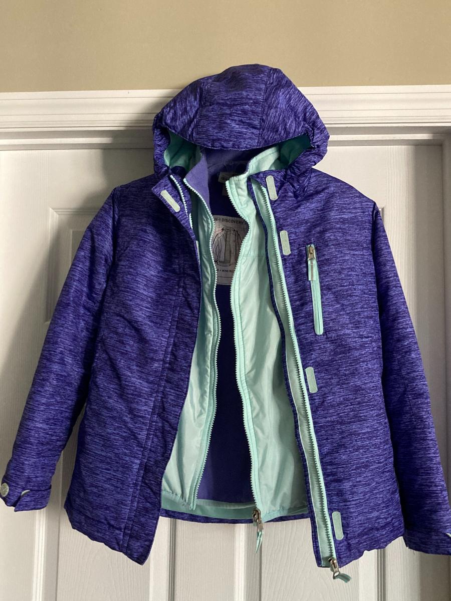 Girls Champion size 7/8 winter coat with coat liner | snaplist