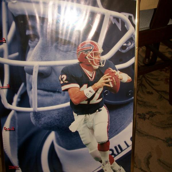 Framed Buffalo Bill's Jim Kelly Poster | snaplist