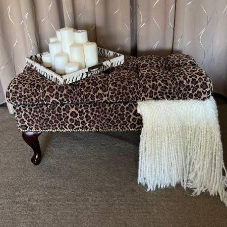 Really Cool Leopard Print Bench | snaplist