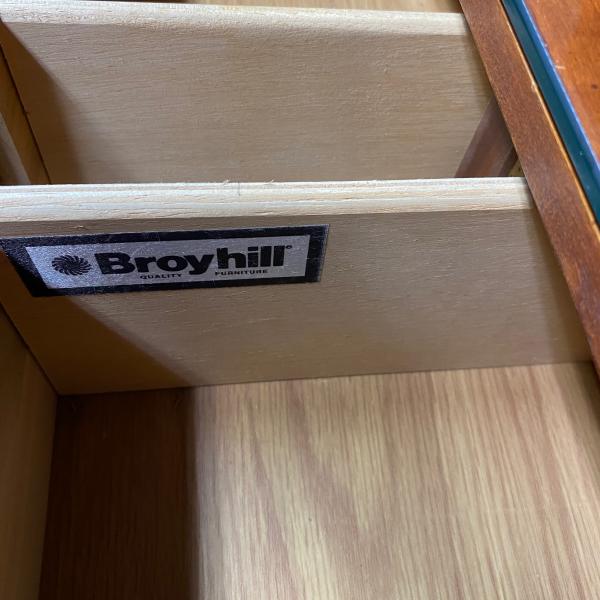 Broyhill Cherrywood Hall or entryway Table | snaplist
